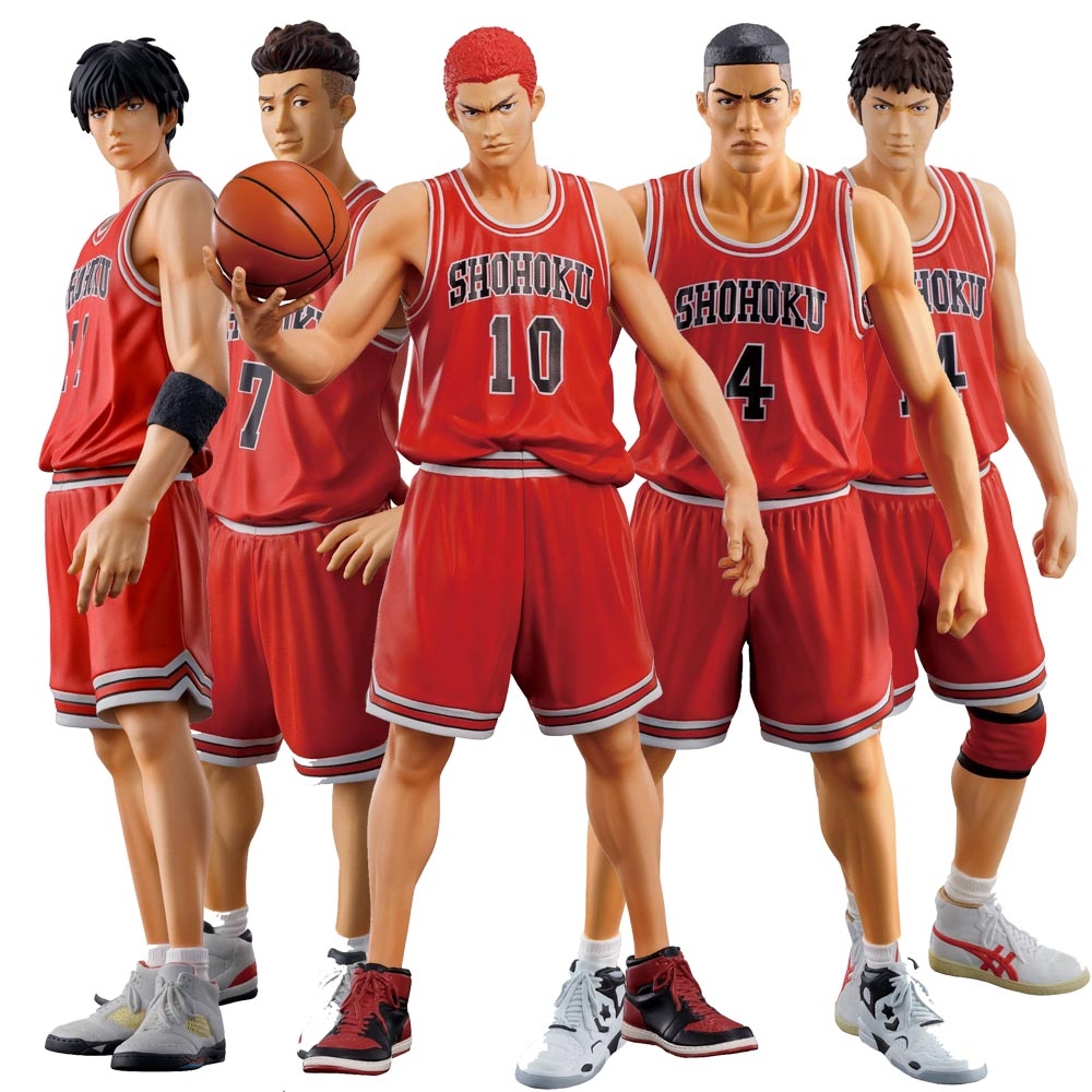 Slam Dunk Pack de 5 Estatuas PVC Shohoku Starting Member Set 15 - 17 cm ...