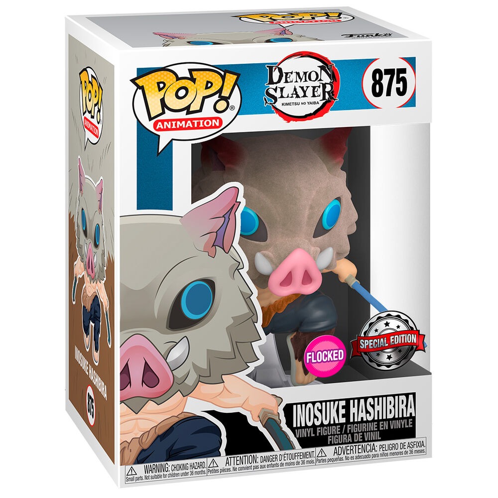 DEMON SLAYER - Pop N° 875 - Inosuke Hashibira Flocked Special Edition ...